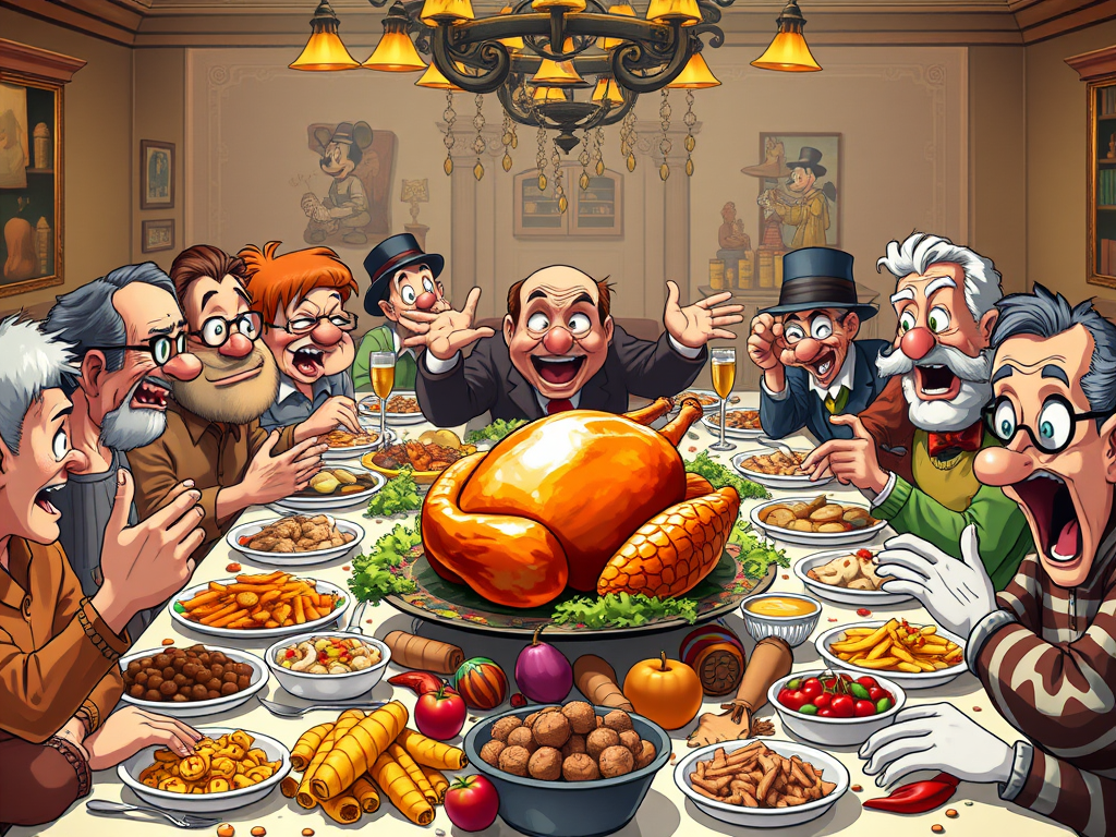 Thanksgiving Dinner Chaos: A Comedic Tale – Welcome to Cozy Poetry ...